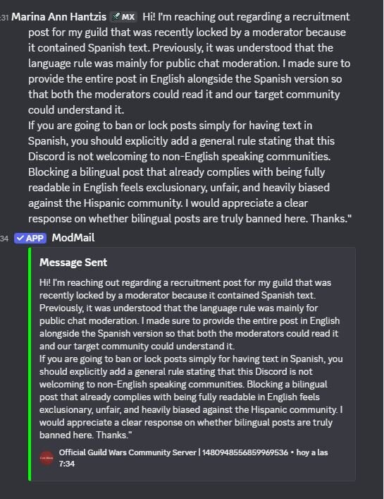 Official Discord Language Restrictions vs. ArenaNet’s Global Inclusion ...