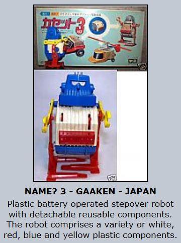 Gakken robots - ROBOT TALK - Alphadrome | Home of the Robots | brought ...