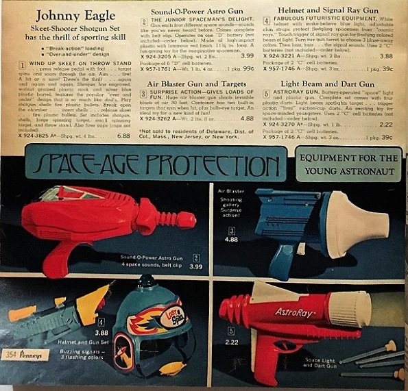 1968 - Sound-O-Power Astro-Gun by Marx* - ROBOT & SPACE TOY TIMELINE ...