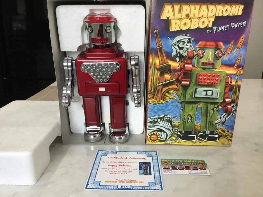 REMEMBER ROBERT JOHNSON'S ALPHADROME ROBOT ? - ROBOT TALK - Alphadrome ...