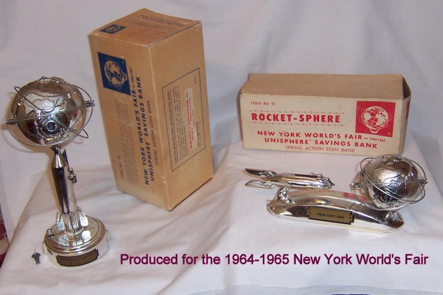 1961 Unisphere Banks - ROBOT & SPACE TOY TIMELINE - Alphadrome | Home ...