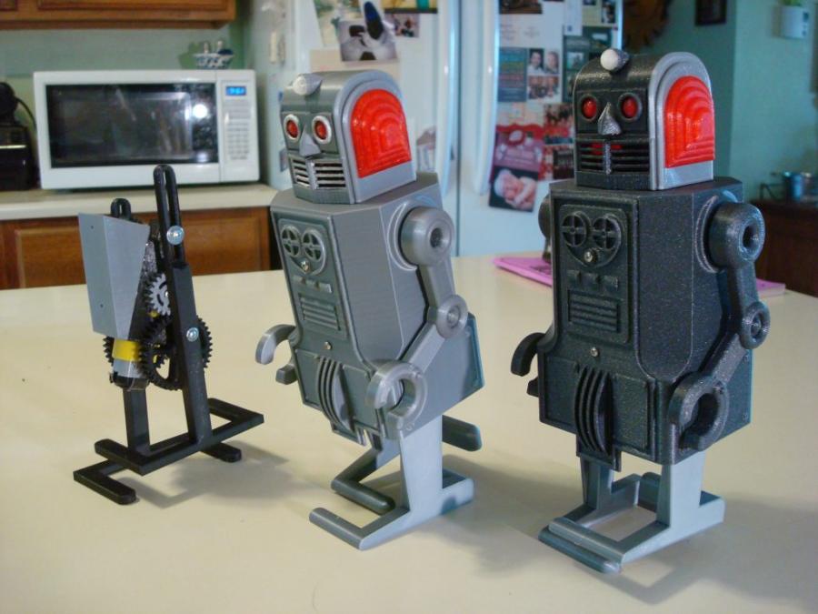 Type 1 Walking Robot - 3D PRINTED ROBOTS - Alphadrome | Home of the ...