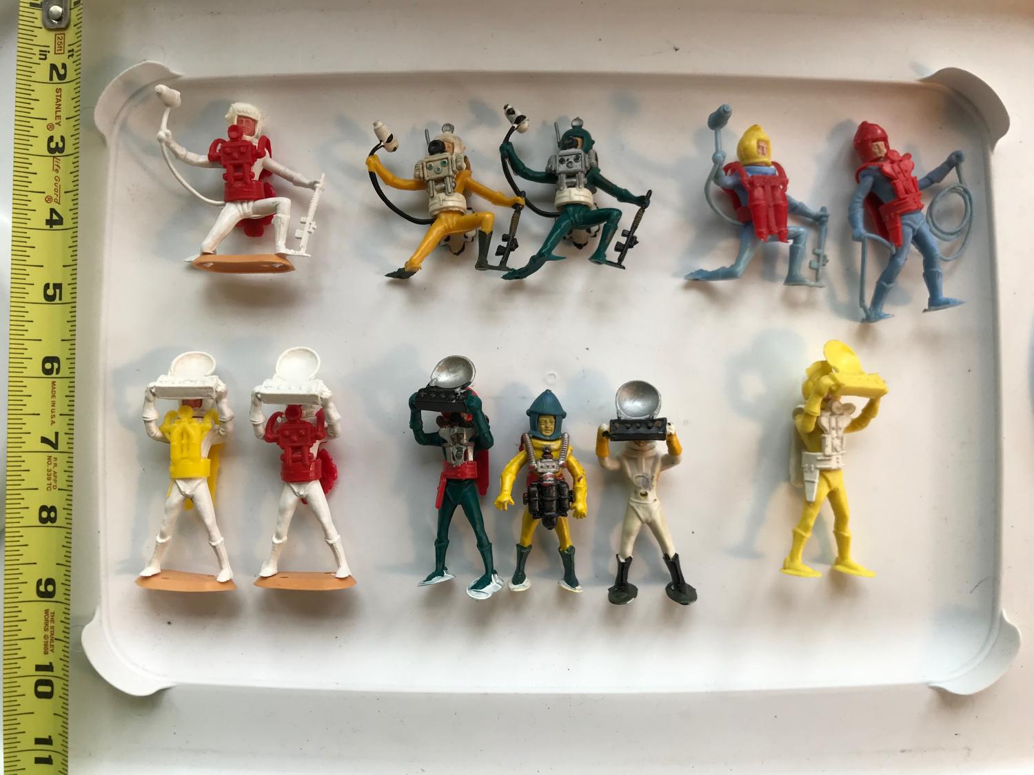 Plug Head "Swoppet Style" Spacemen by Cherilea & Unknowns - SPACE ...