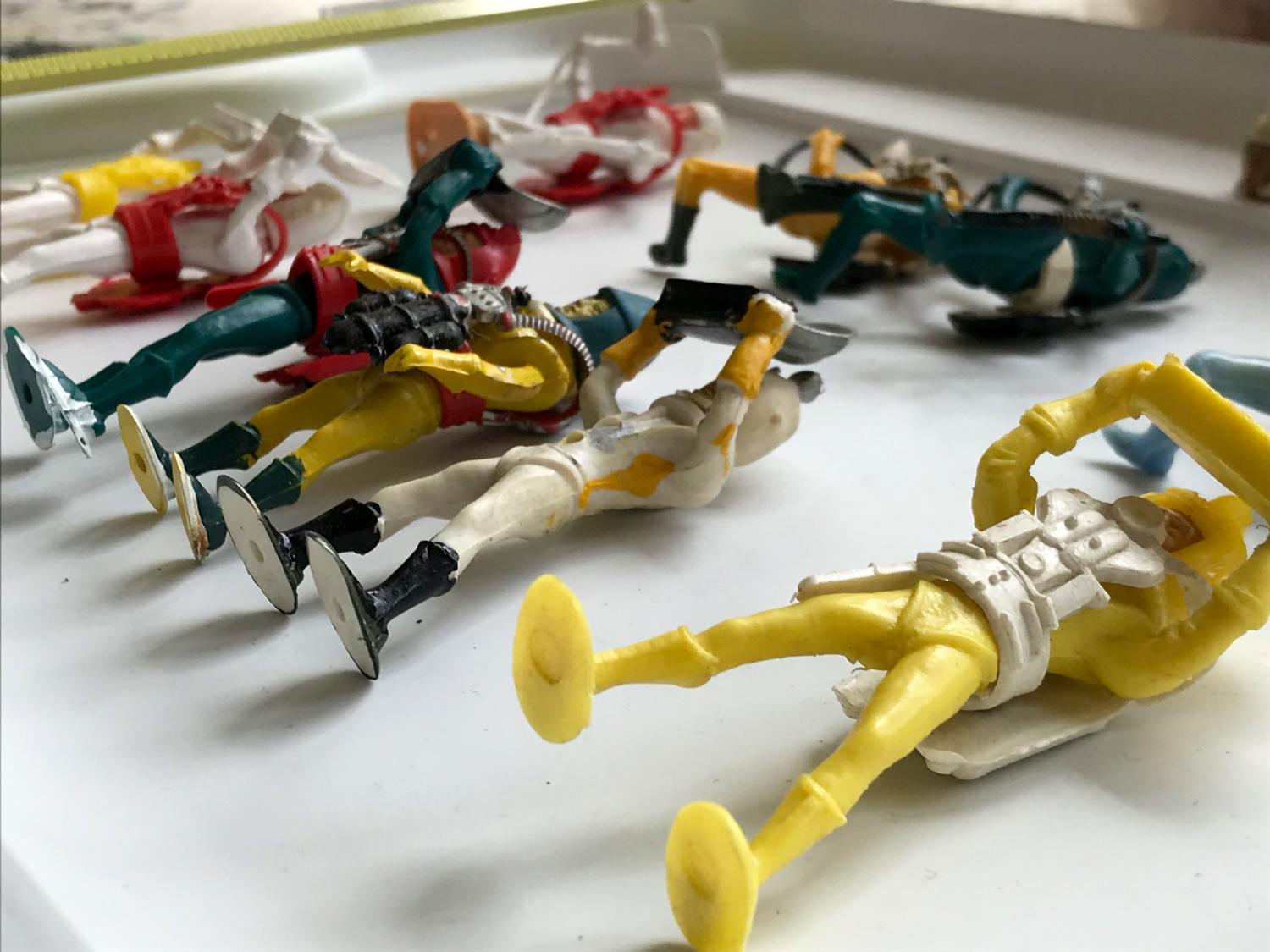 Plug Head "Swoppet Style" Spacemen by Cherilea & Unknowns - SPACE ...