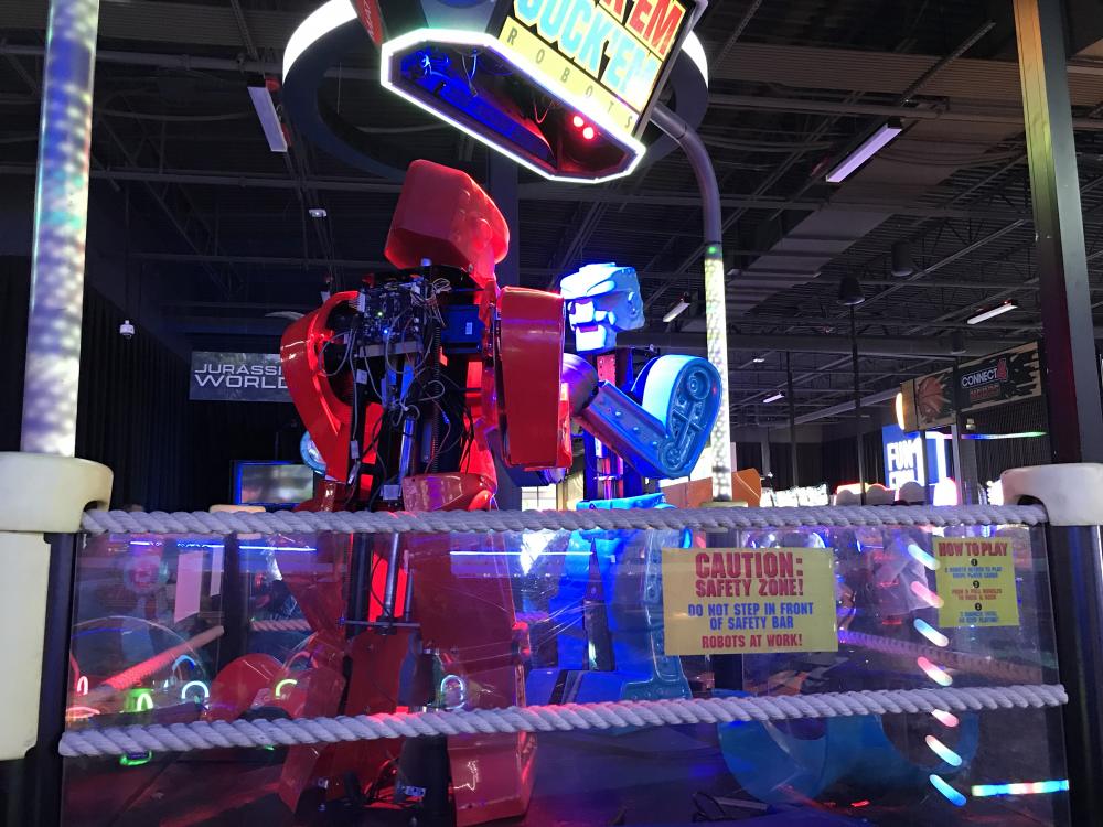 Bopping Bots Robot Arcade Machine - ROBOT TALK - Alphadrome | Home of ...