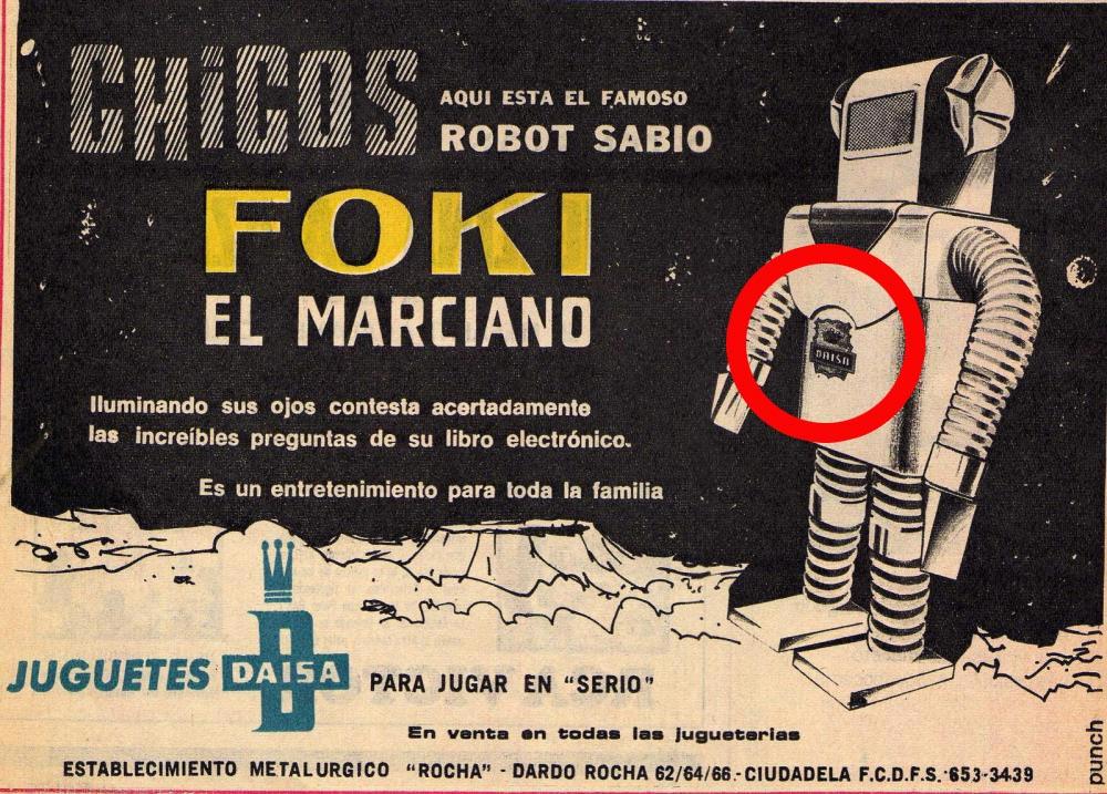 Original Foki El Marciano has arrived! - ROBOT TALK - Alphadrome | Home ...