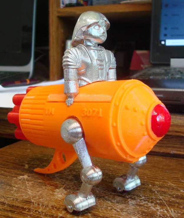 Buck Rogers Sky Torpedo Robot project. - 3D PRINTED ROBOTS - Alphadrome ...