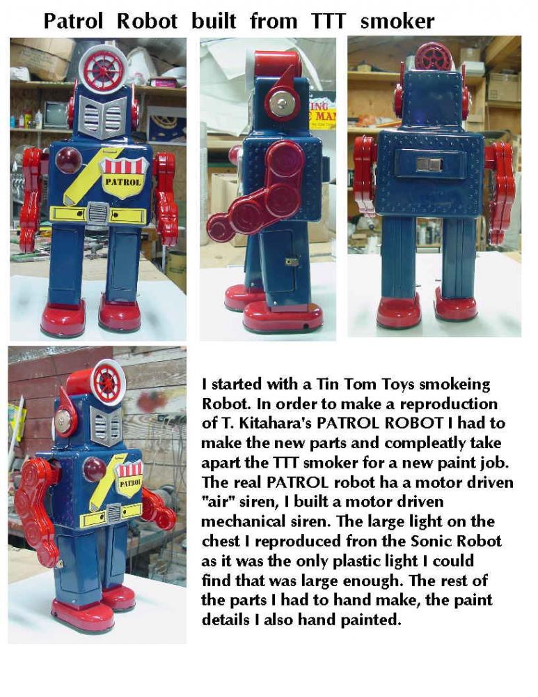 Patrol Robot by Yonezawa - 3D Aided Conversion - 3D PRINTED ROBOTS ...
