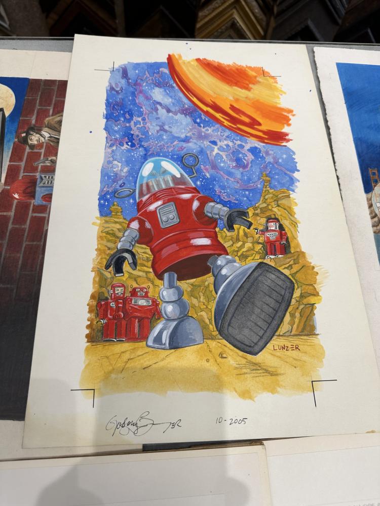 Original Art by Watanabe, Lunzer, Rurik & Johnson(?) - ROBOT TALK ...