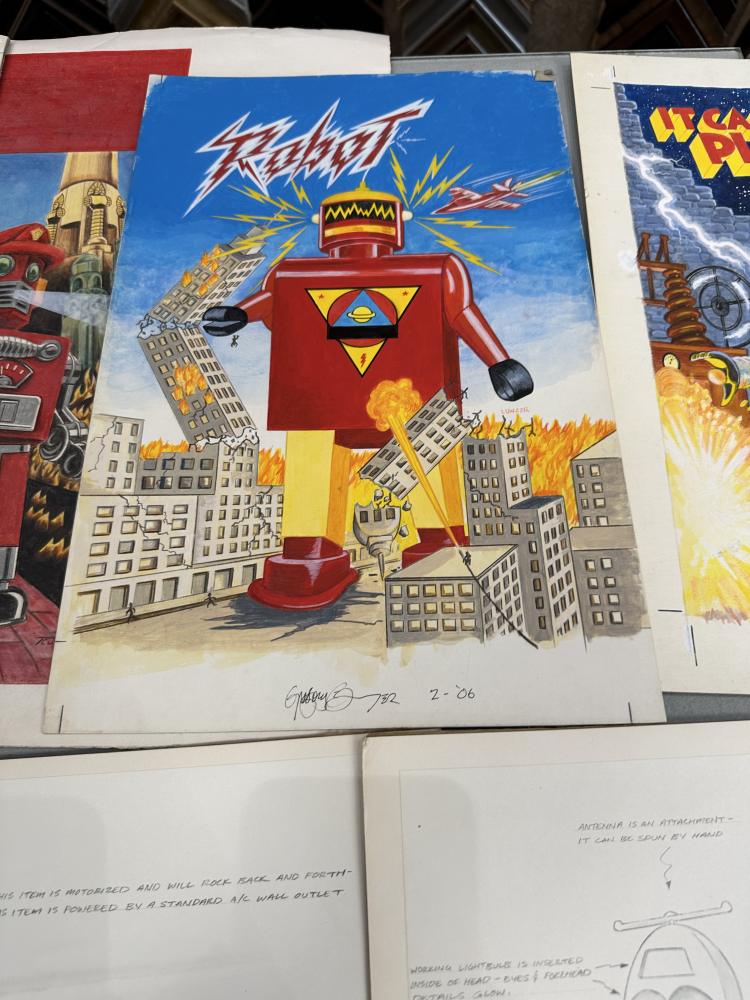 Original Art by Watanabe, Lunzer, Rurik & Johnson(?) - ROBOT TALK ...