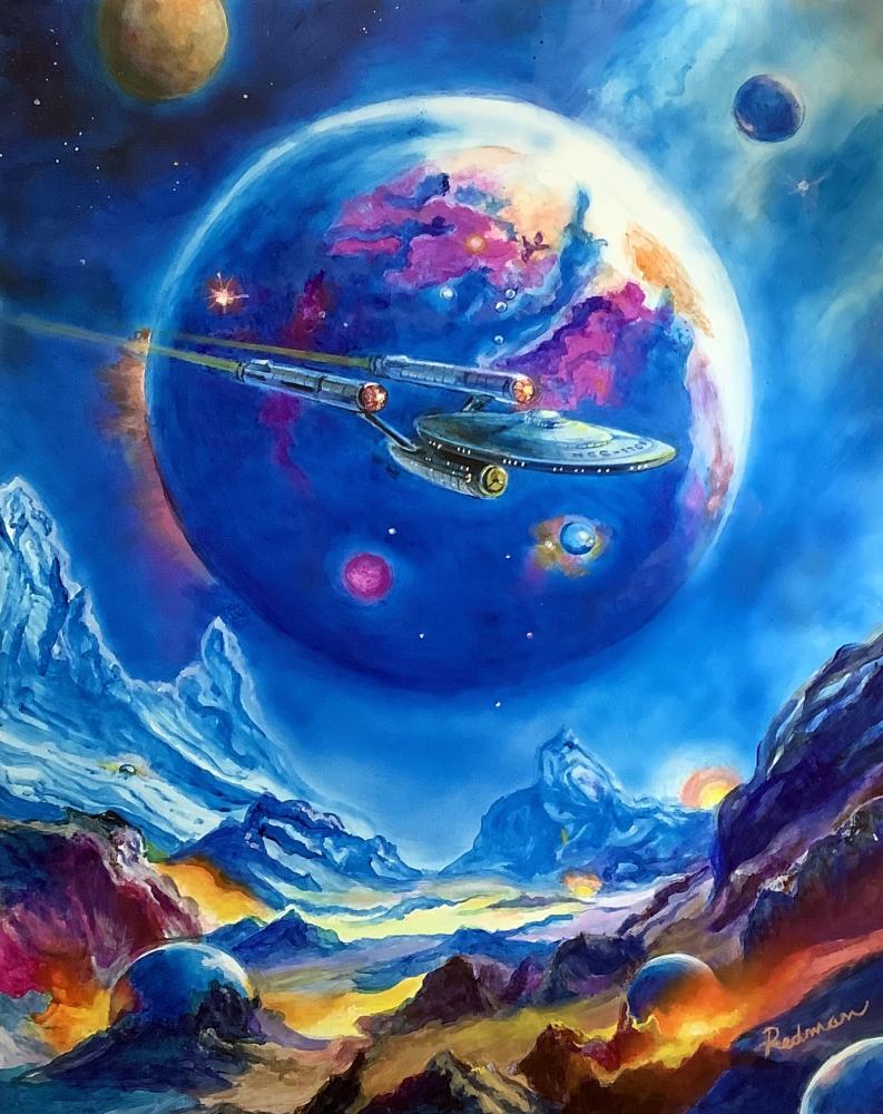 STAR TREK ART - ROBOT & SPACE ART - Alphadrome | Home of the Robots ...