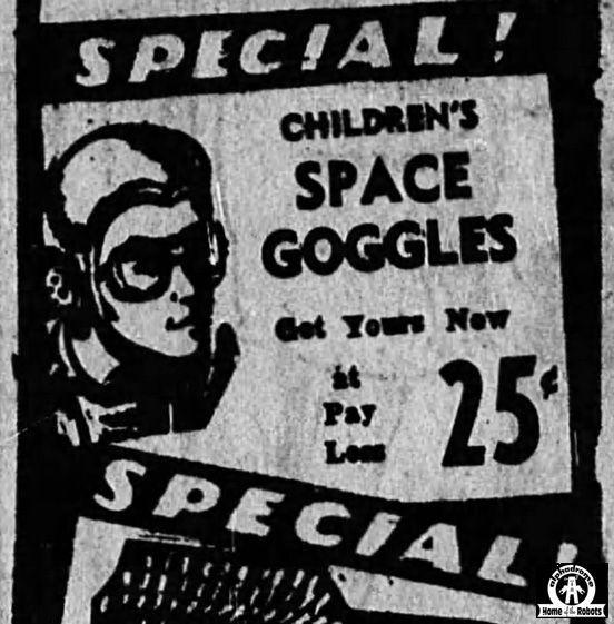 SPACE GOGGLES - MAKER? - USA - Toy Database - Alphadrome | Home of the ...