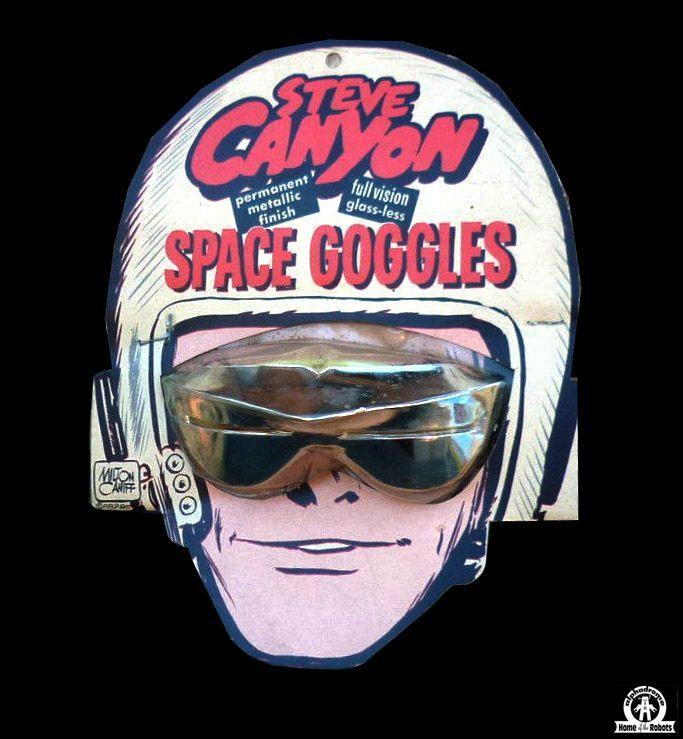 STEVE CANYON SPACE GOGGLES - MAKER? - USA - Toy Database - Alphadrome ...