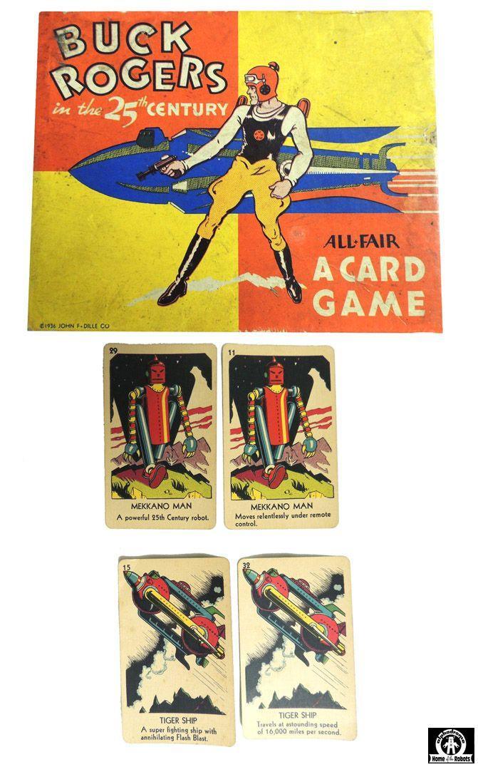 BUCK ROGERS PLAYING CARD - ALL FAIR - USA - Toy Database - Alphadrome ...