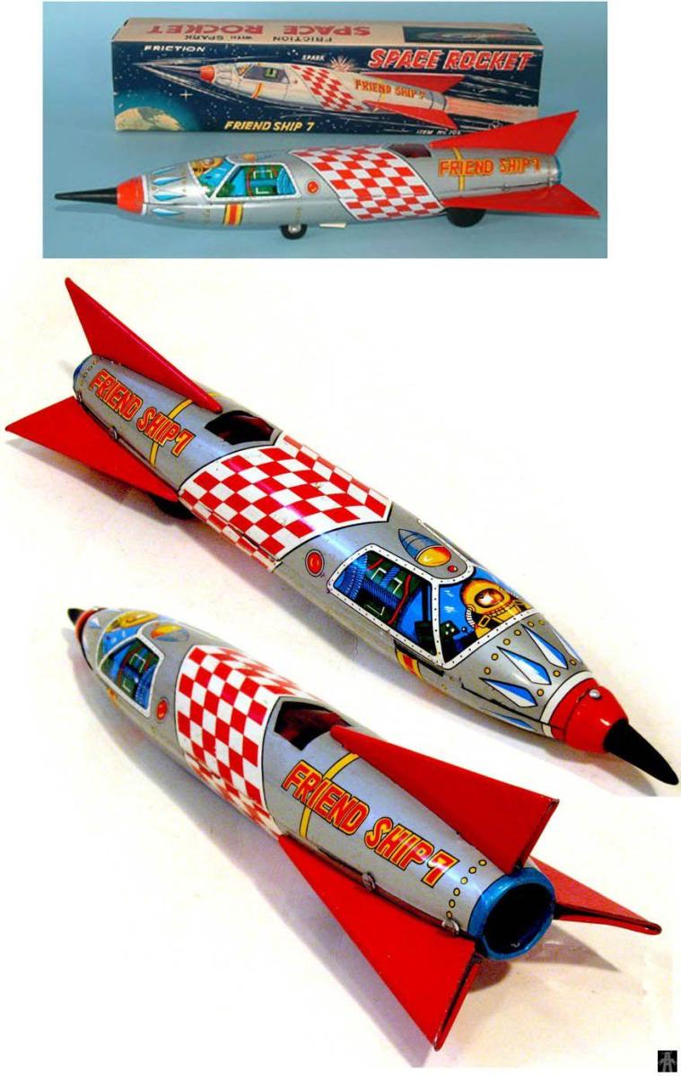 SPACE ROCKET FRIEND SHIP 7 - YONEZAWA - JAPAN - Toy Database ...