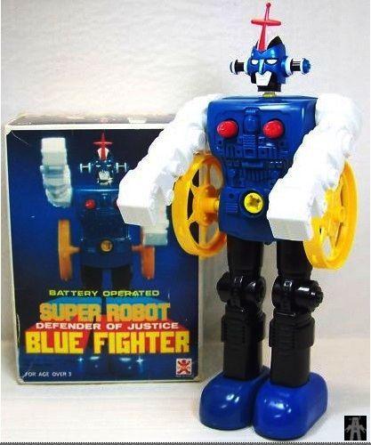 SUPER ROBOT BLUE FIGHTER - BANDAI - JAPAN - Toy Database - Alphadrome ...