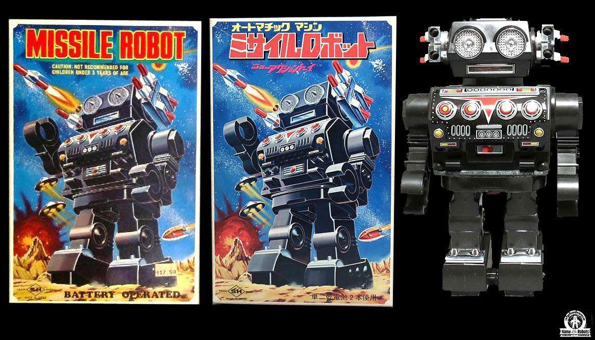 MISSILE ROBOT - FIRST VERSION - HORIKAWA - JAPAN - Toy Database ...