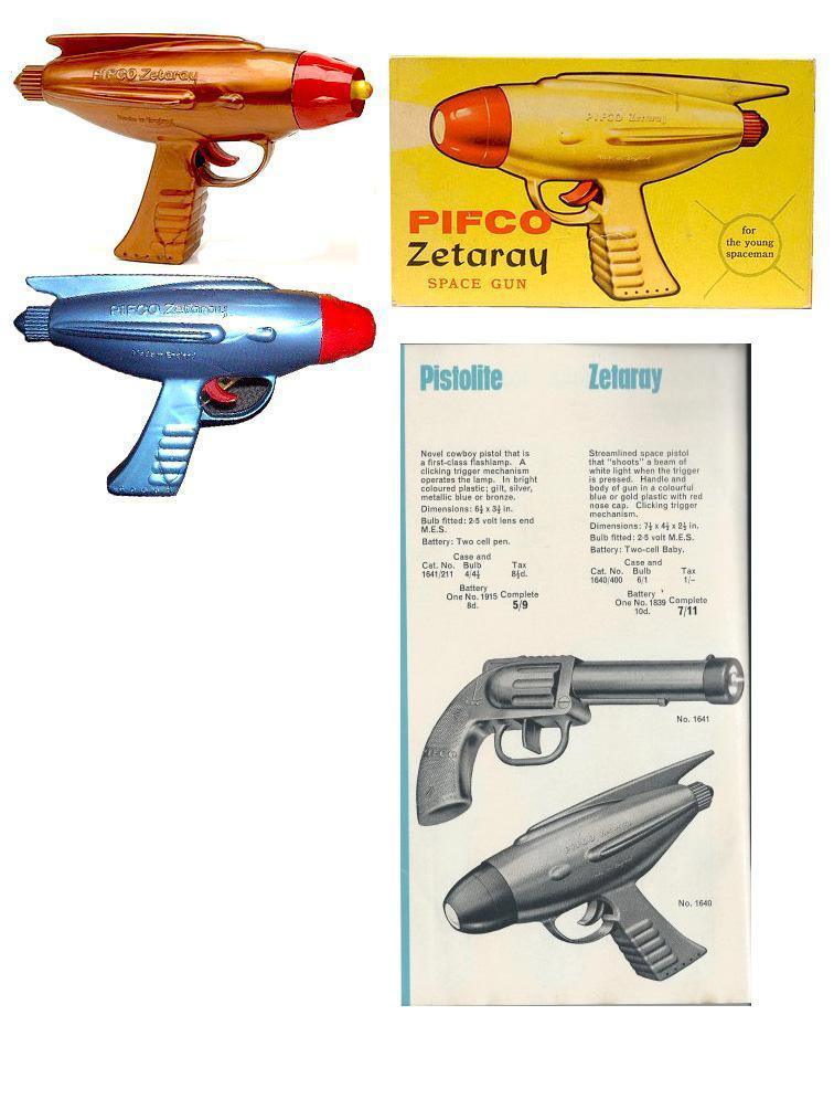 ZETARAY SPACE GUN - PIFCO - ENGLAND - Toy Database - Alphadrome | Home ...