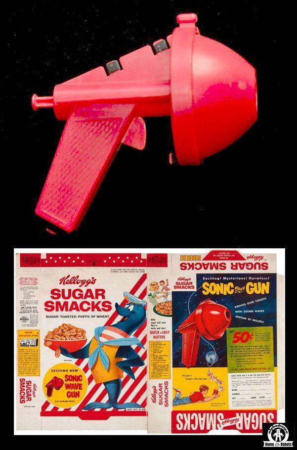 SONIC WAVE GUN - KELLOGS - USA - Toy Database - Alphadrome | Home of ...