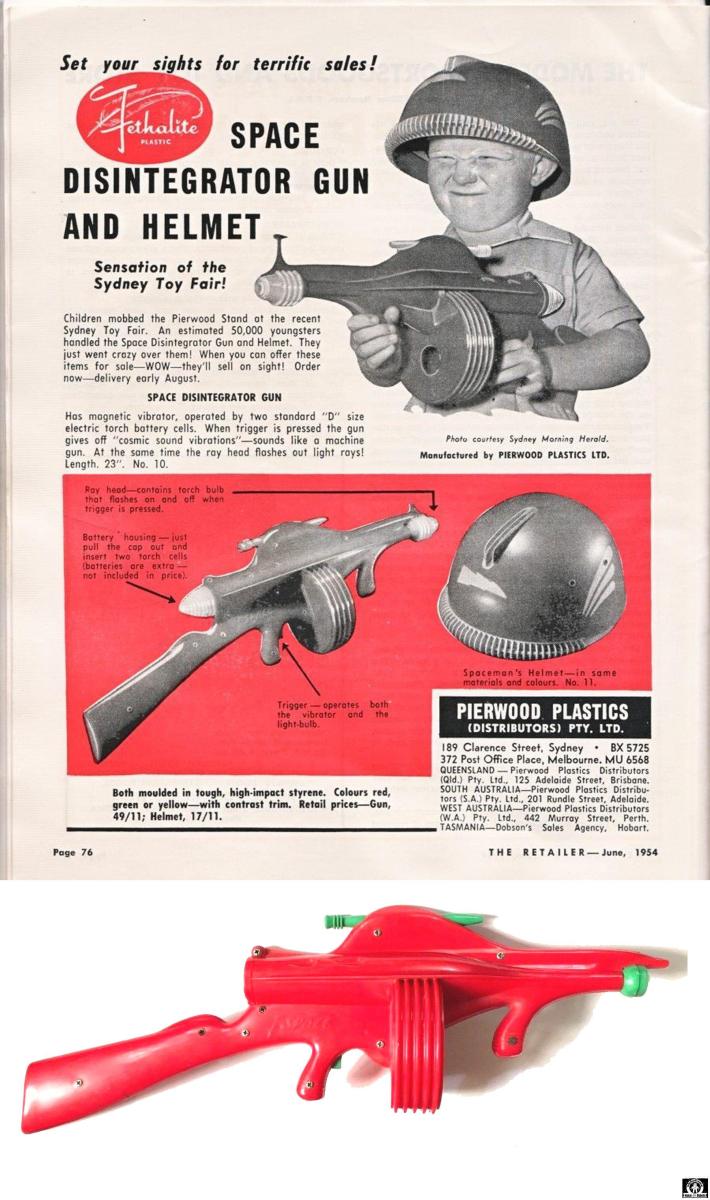 SPACE DISINTEGRATOR GUN - FETHALITE - AUSTRALIA - Toy Database ...