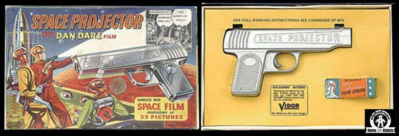 SPACE PROJECTOR WITH DAN DARE FILM - MERIT - ENGLAND - Toy Database ...