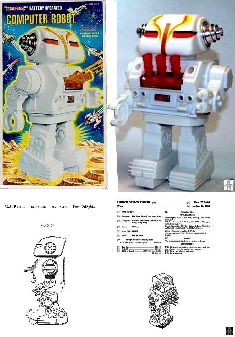 COMPUTER ROBOT - BLUE BOX - HONG KONG - Toy Database - Alphadrome ...