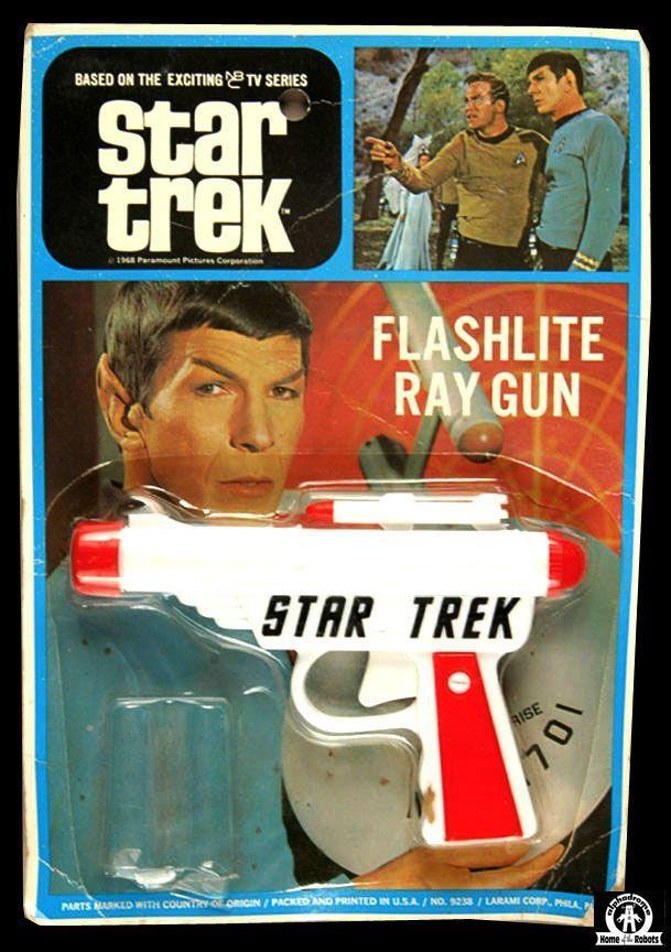STAR TREK FLASHLITE GUN - LARAMI CORP - HONG KONG - Toy Database ...