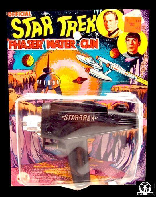 STAR TREK PHASER WATER GUN - AHI AZRAK HAMWAY - HONG KONG - Toy ...
