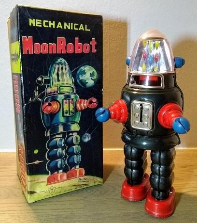 1963 - Mechanical Moon Robot (aka Ribbon Robot) by Yonezawa - ROBOT ...