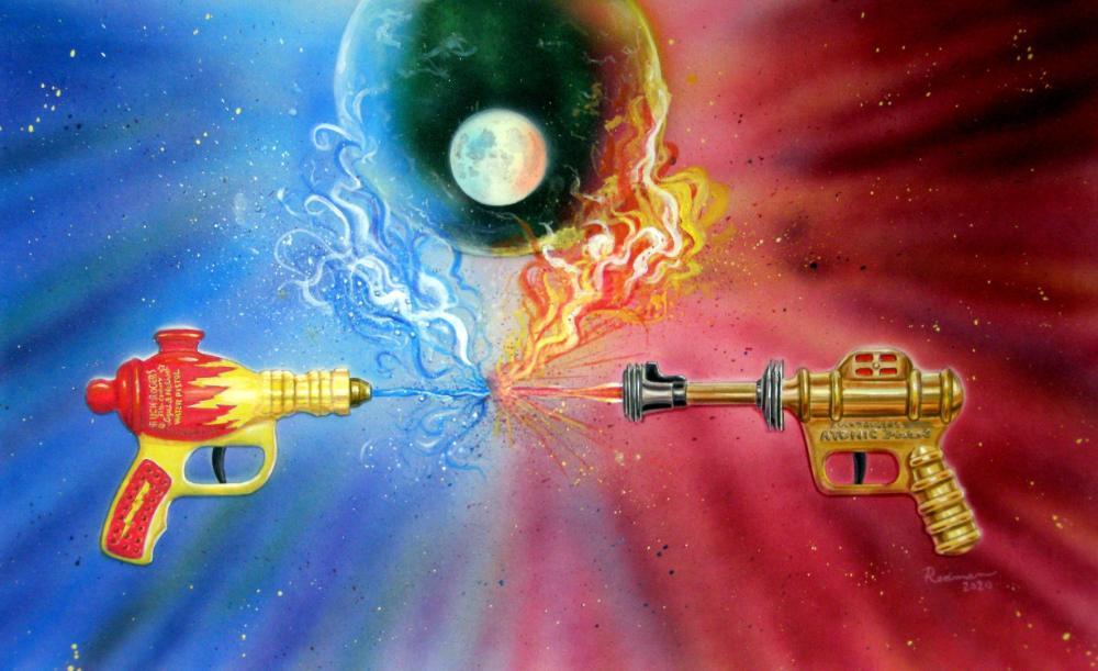 MARS MISSION PASSING PHOBOS - ROBOT & SPACE ART - Alphadrome | Home of ...