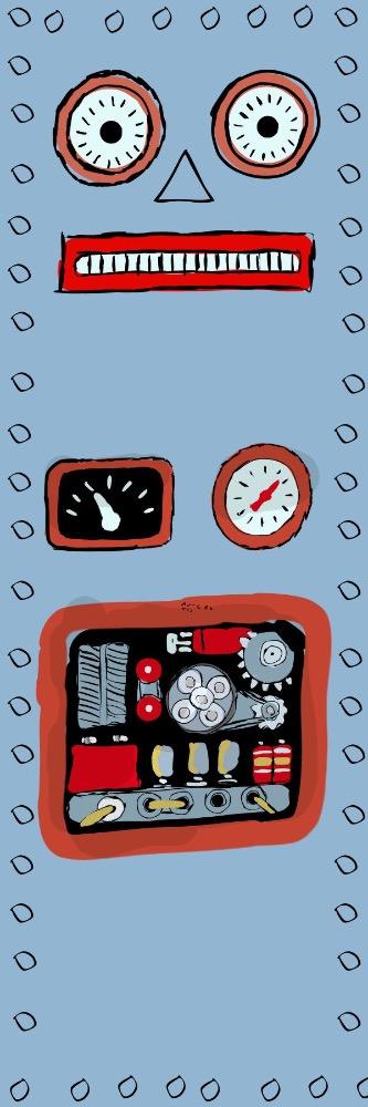 handrawn Lilliput and Blue Radar robot printable bookmakers that I made ...