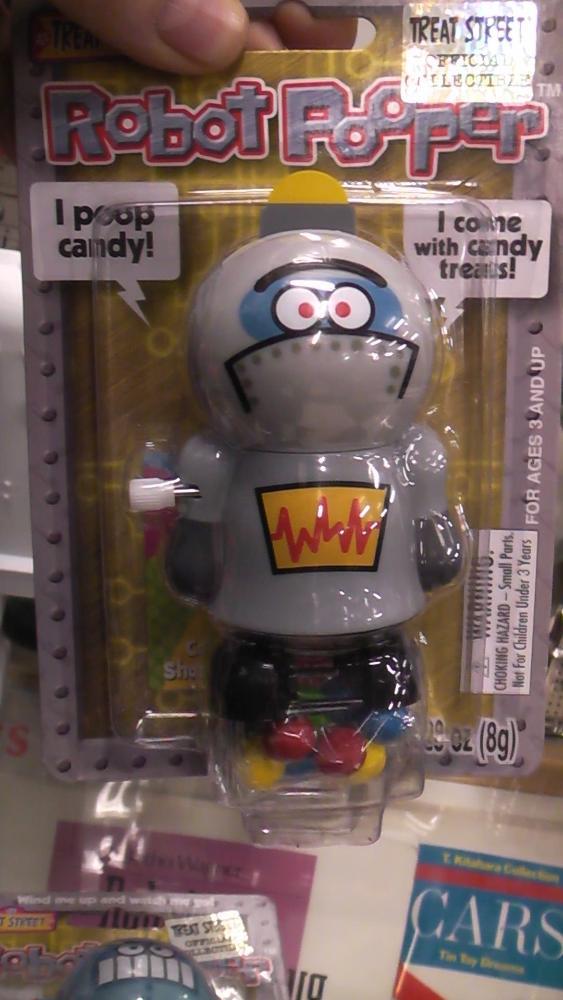 Need help searching for bizarre lost jelly bean pooping toy robot ...