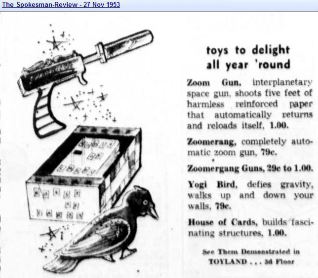 1953 - Zoom Gun - ROBOT & SPACE TOY TIMELINE - Alphadrome | Home of the ...