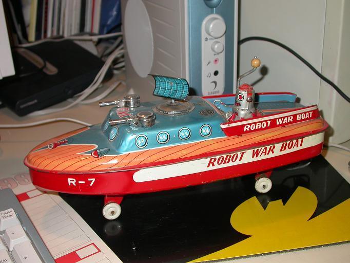 Robot War Boat - ROBOT TALK - Alphadrome | Home of the Robots | brought ...