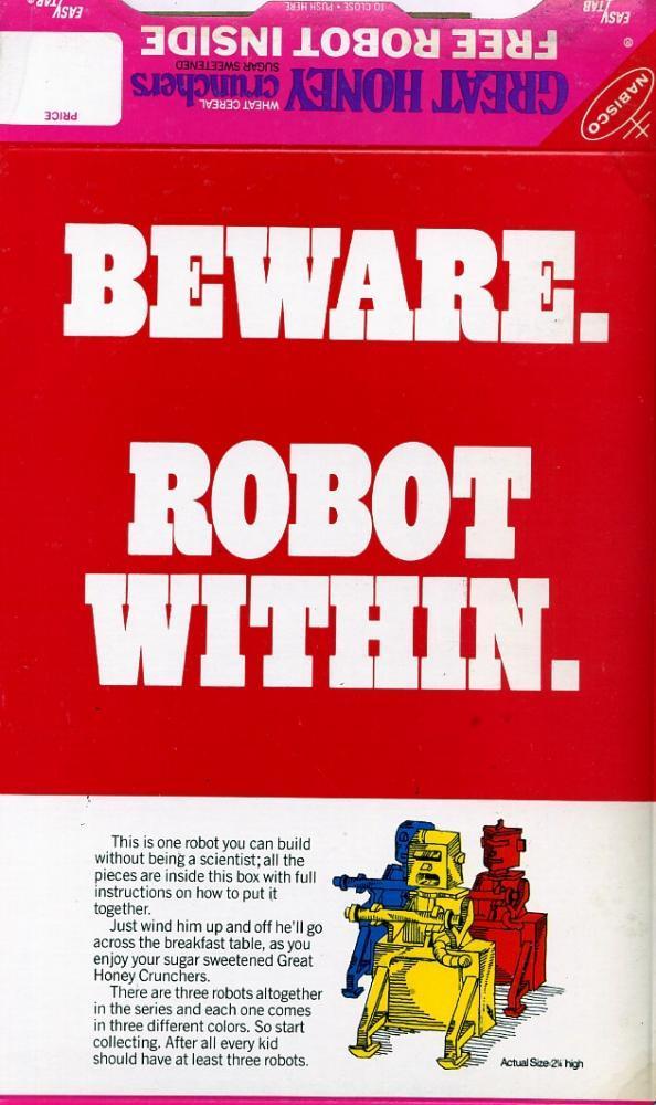 Cereal Premium Robots - ROBOT TALK - Alphadrome | Home of the Robots ...