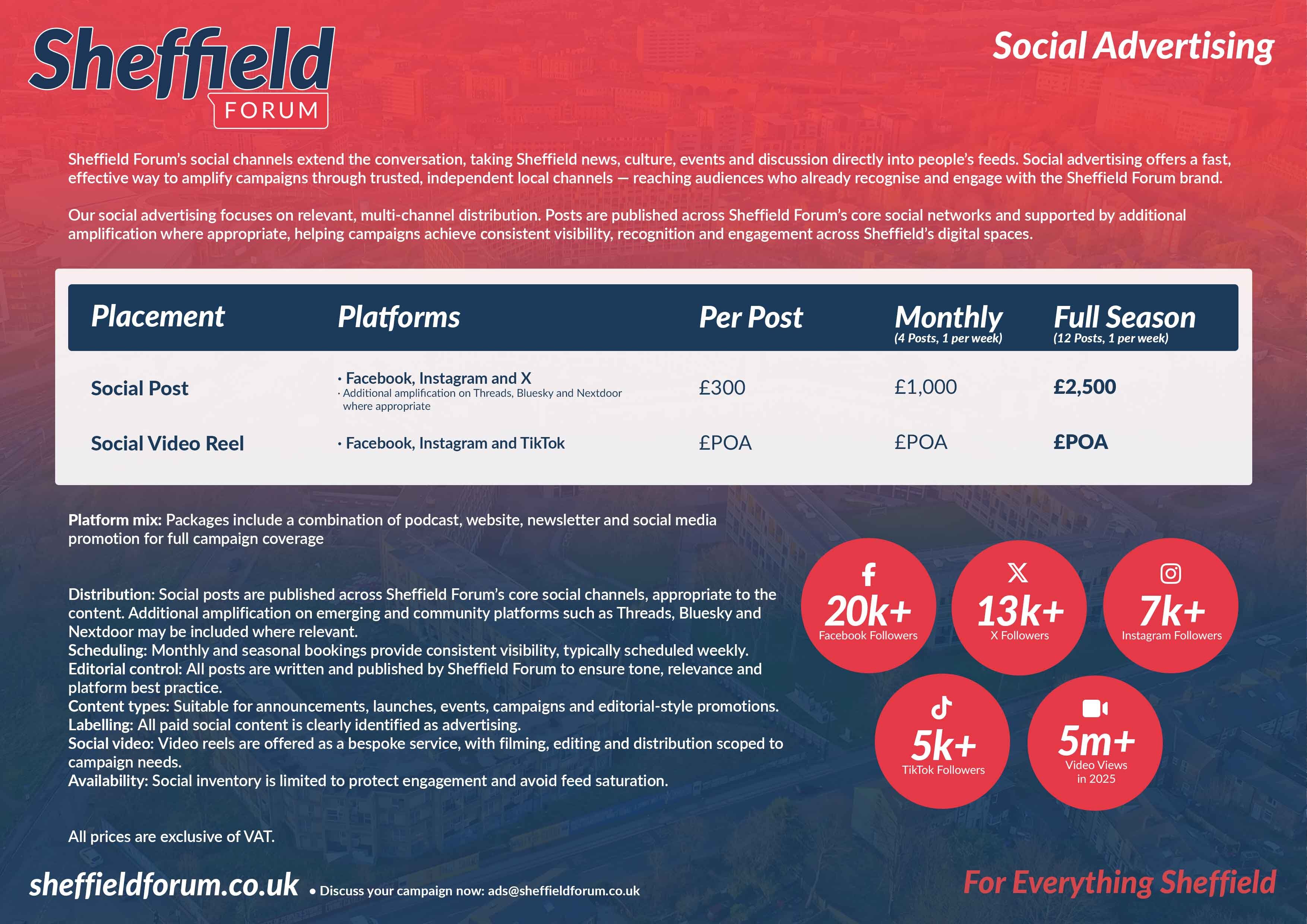 Sheffield Social Media Advertising | Sheffield Forum - Sheffield Forum