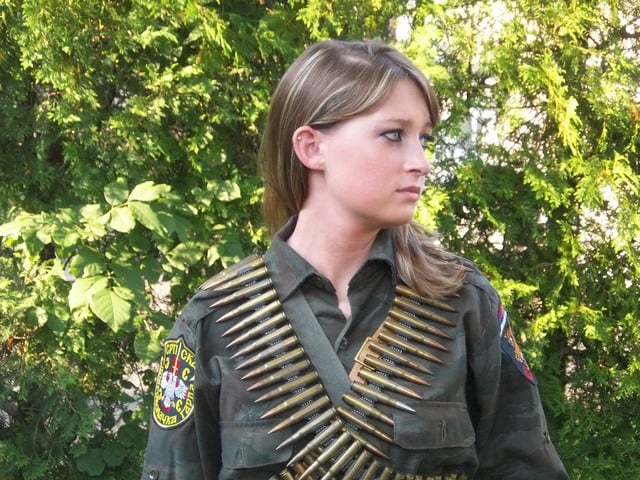 Arkan's Tigers Female Combatant, Bosnia 1992 - Category 1: Personal ...
