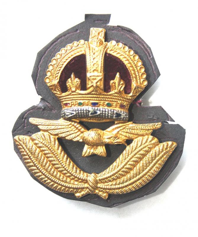RFC/RAF Officers' Cap Badge - Great Britain: Militaria: Badges ...