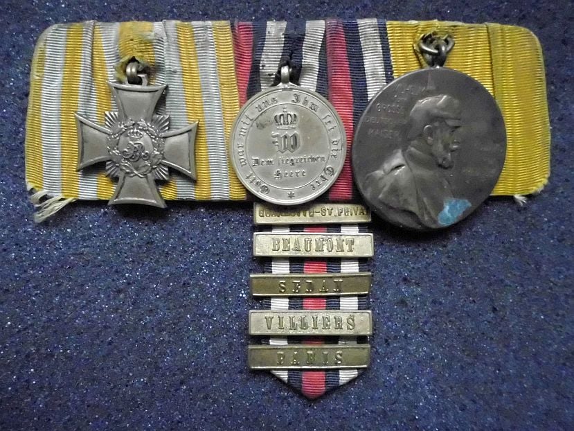 Saxon medals and ribbon bar from XIXth Century - Germany: Imperial: The ...