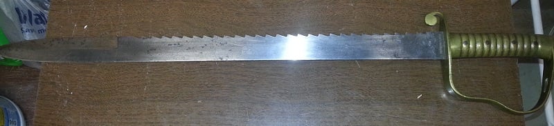 1856 PIONEER SAWBACK SWORD - Swords & Edged Weapons - Gentleman's ...
