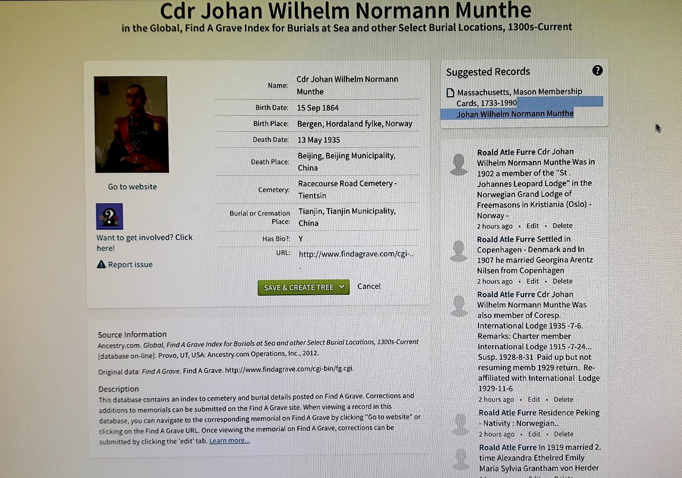 General Munthe - adventurer, art collector, Chinese medal designer ...