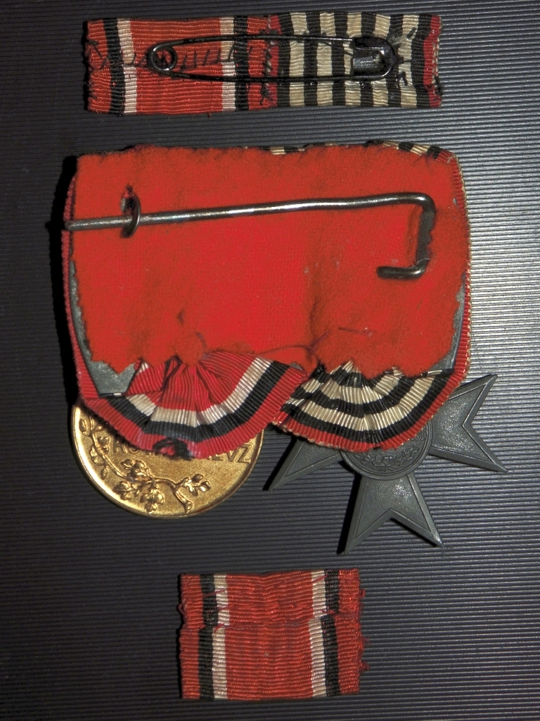 Two Place NC Red cross Medal Bar + Matching Ribbon Bars - Germany ...