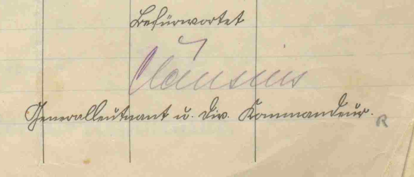 Clausius, Hermann - Germany: All Eras: Signature Database - Gentleman's ...