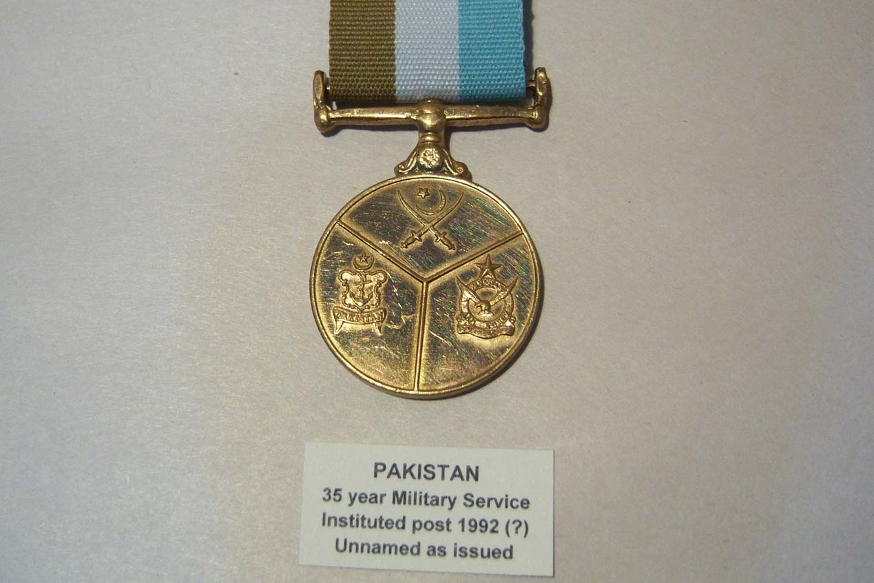 Pakistan Military Long Service Medals - South Asia - Gentleman's ...