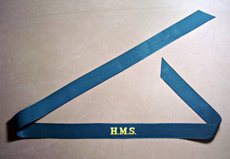 H.M.S. cap tally question - Great Britain: Militaria: Badges, Uniforms ...