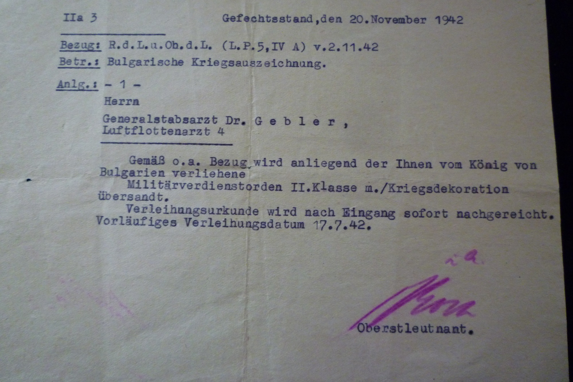 Unidentified WW2 Miscellaneous Signatures - Germany: All Eras ...