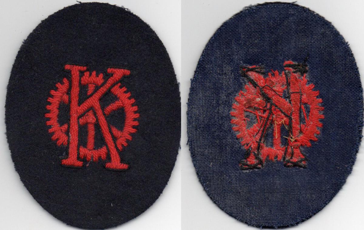 KM cloth trade badge - Germany: Third Reich: Uniforms, Headwear ...