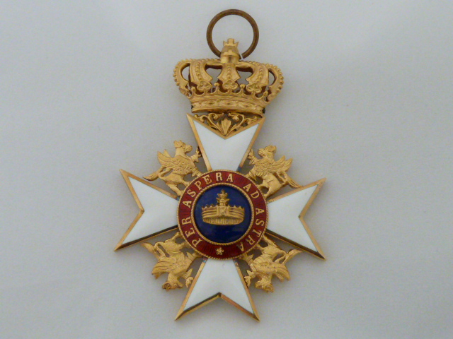 House Order of the Wendish Crown Knight's Cross - Germany: Imperial ...