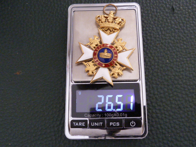 House Order of the Wendish Crown Knight's Cross - Germany: Imperial ...