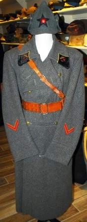 M-35 Lt. of Armored Corps Overcoat & Budy Cap - USSR: Soviet: Other ...